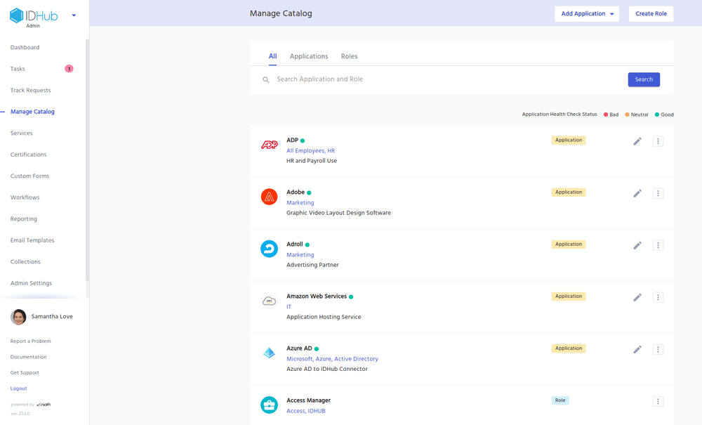 Manager Level Access Control - IDHub