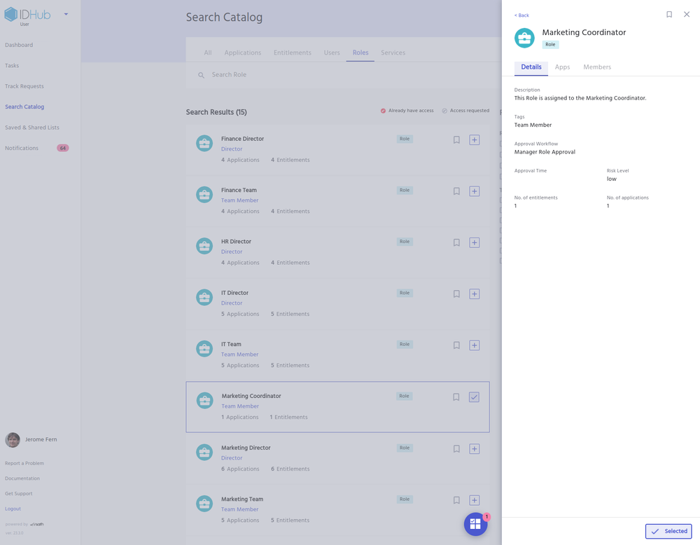 Role Based Access Control - IDHUb by Sath