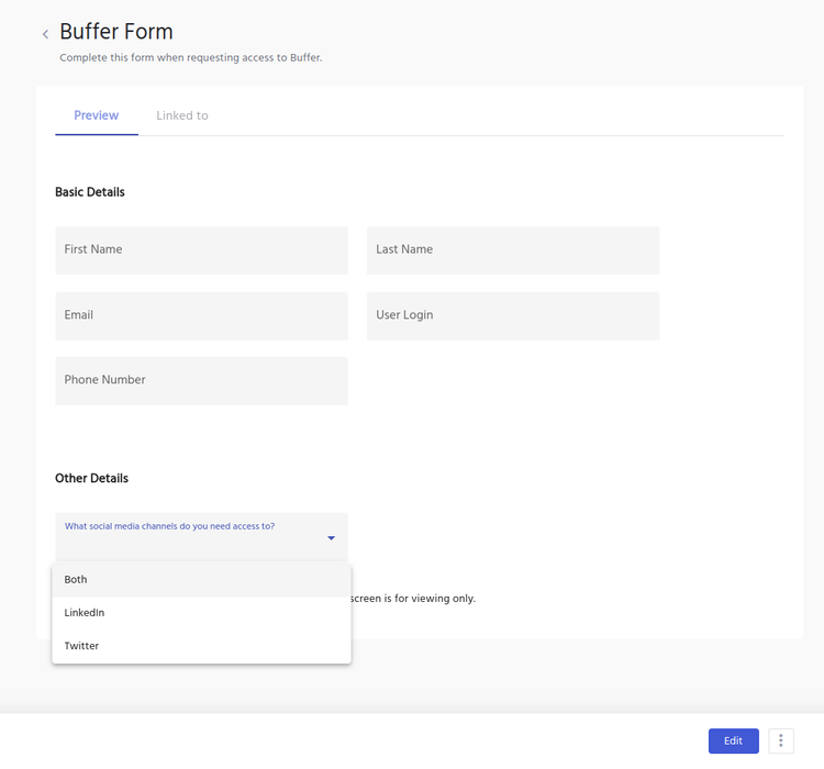 System Access Request Form - IDHub by Sath